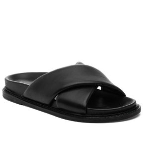 J/SLIDES | Shoes | Nwt Jslides Roland Black Slide Sandals Leather ...